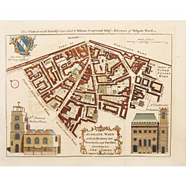 Aldgate Ward with its Divisions into Precincts and Parishes, According ...