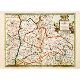 Carte du Gouvernment de Dalphine,,AA, Pieter van der.,c1713-14