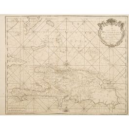 A Correct Chart of Hispaniola with the Windward Passage,,PRICE, Charles ...
